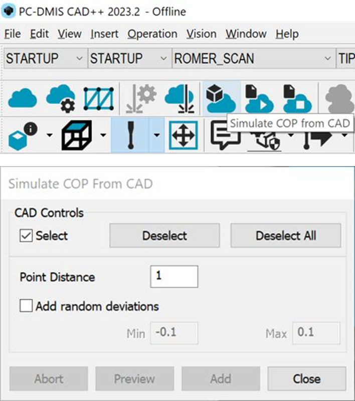 What’s new in PC-DMIS 2023.2? Create point cloud from CAD model