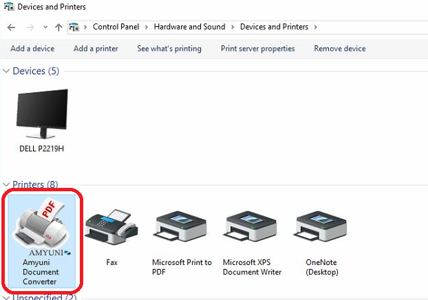 Instructions for restoring PDF printing if you are unable to print to PDF.