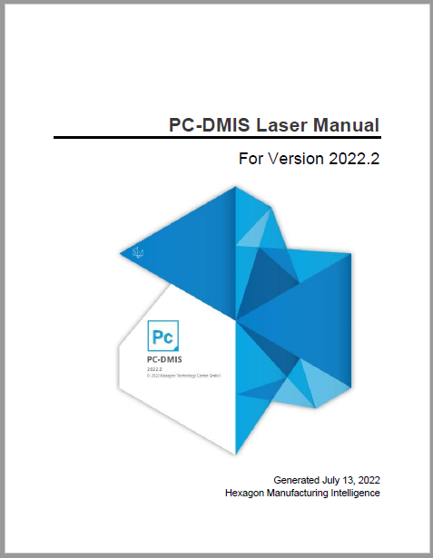 PC-DMIS 2022.2 Laser Manual