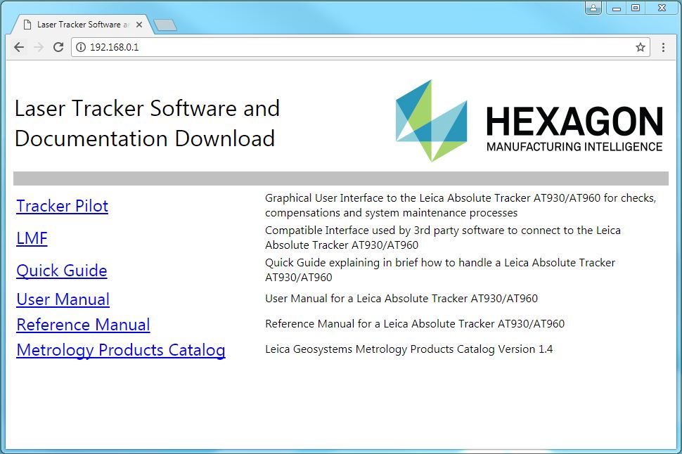 How do I download Tracker Pilot from my Leica AT9x0 or ATS600 Tracker?