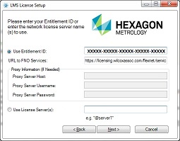 How do I install PC-DMIS using a Node-Locked LMS license?