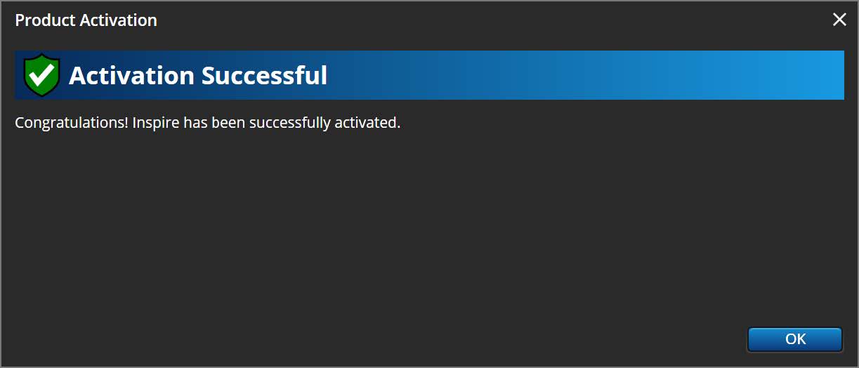 Activating an Inspire Cloud Key