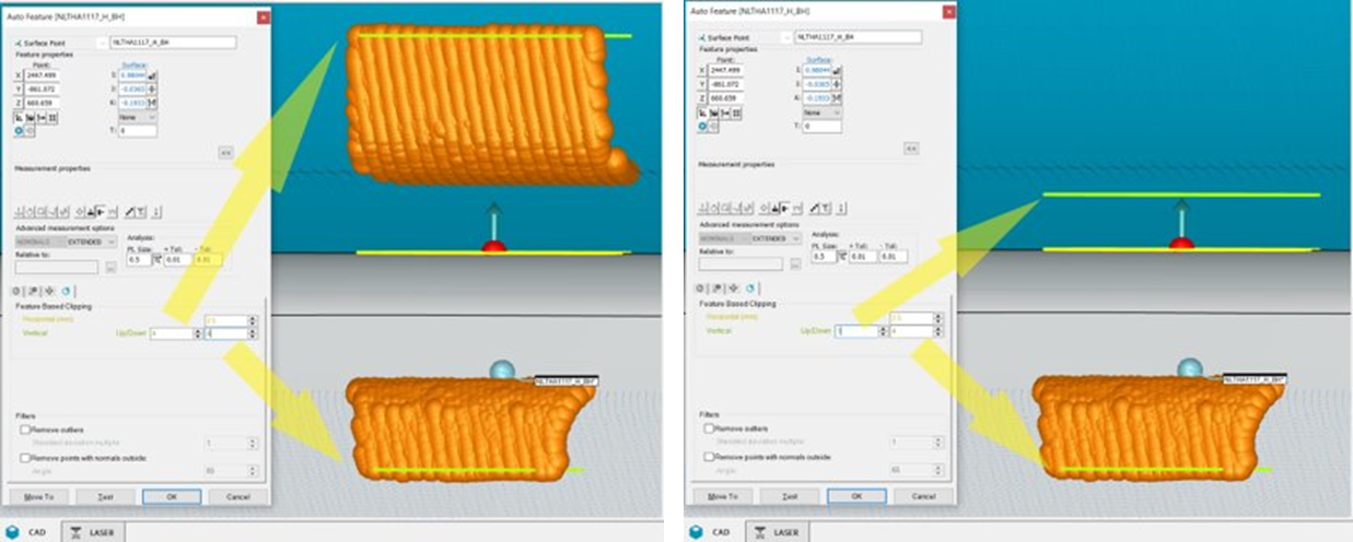 What’s New in PC-DMIS 2024.1? Vertical clipping independent values for ...